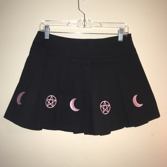Sugar Thrillz | Skirts | Wiccadly Good Pleated Mini Skirt By Sugar ...
